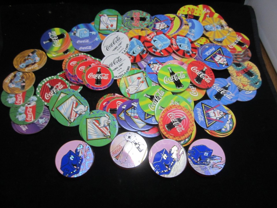 Collect A Card Collection Coke Caps / Pogs Coca-Cola Coca Cola - 133 ...