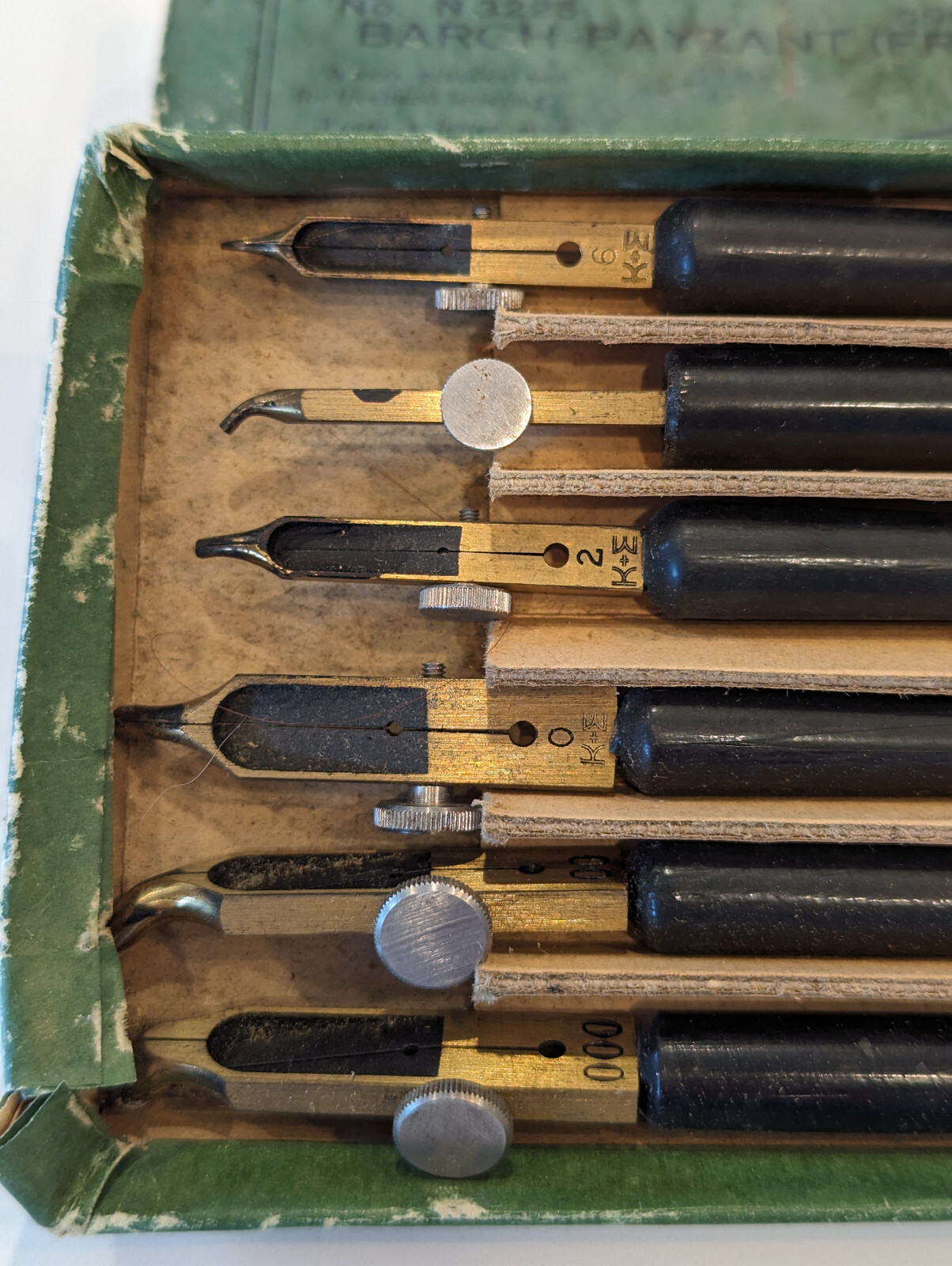 Vintage Kueffel & Esser Barch-Payzant Lettering Pen Set No. 3225 | eBay