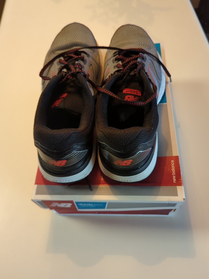 New Balance 560 V7 Shoes Men’s 11 Gray Red Performance Running Sneaker ...