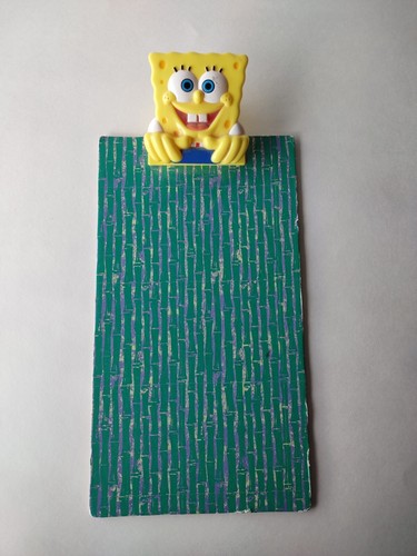 2002 SpongeBob Squarepants Reusable Clipboard Vintage Incomplete | eBay.de