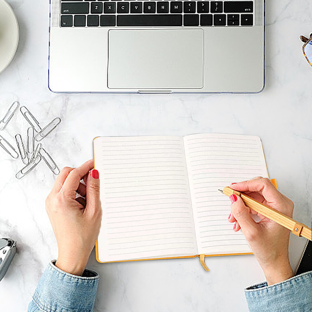 Classic Ruled A5 Size Elastic Closure Student Plain Notebook Planning ...