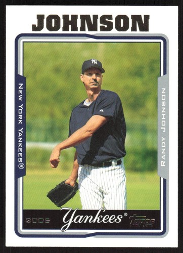 2005 Topps Randy Johnson #370 New York Yankees | eBay