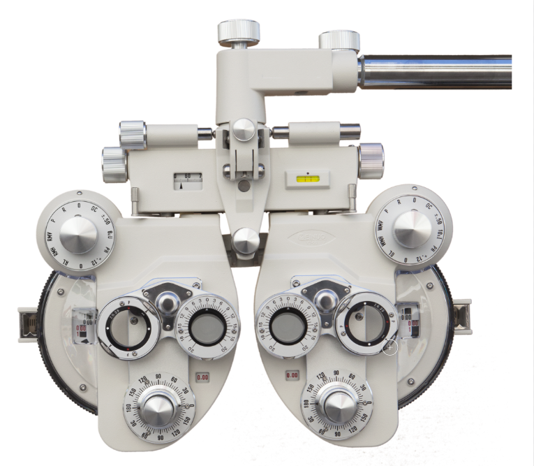 Ophthalmic View Vision Tester White Optical Manual Refractor Optometry ...