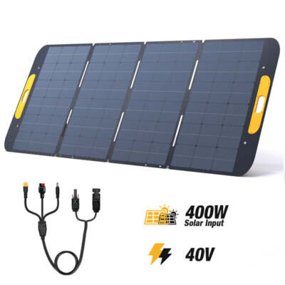 VTOMAN VS400 Portable Solar Panel 400W 40V, 23% Efficiency Foldable ...