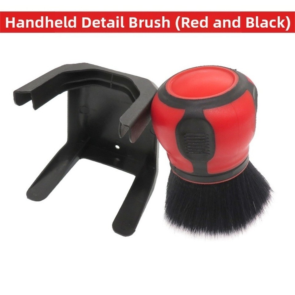 Car Interior Brush Soft Bristles with Comfortable Handle and Storage ...