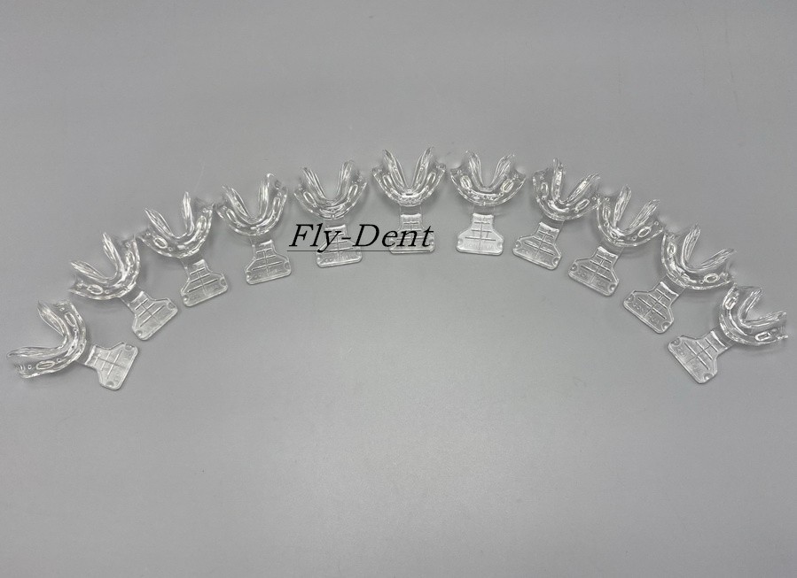 Dental Edentulous Jaw Impression Trays Full Denture Frame Cut Back ...