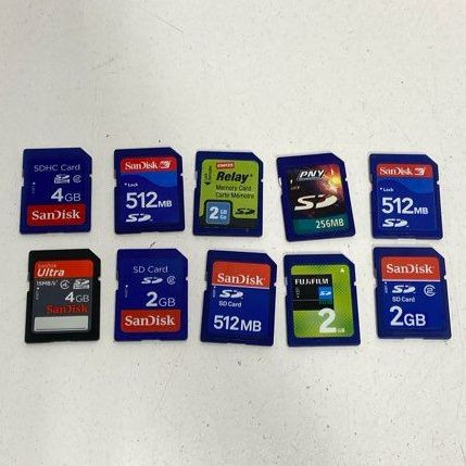 Assorted SD Memory Card Lot of 10 | eBay