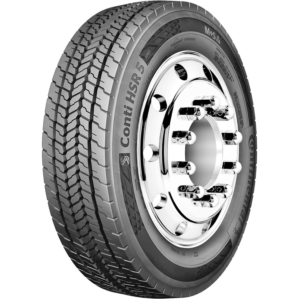 4 Tires Continental Conti HSR 5 225/70R19.5 Load 16 Ply All Position ...