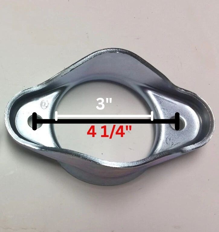 1 x 3" ID To 3" Ball Only Exhaust Pipe Header Collector 14 GAUGE Made ...