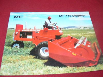 Massey Ferguson 775 Swather Dealer's Brochure 803AG 378-20-1 | eBay UK