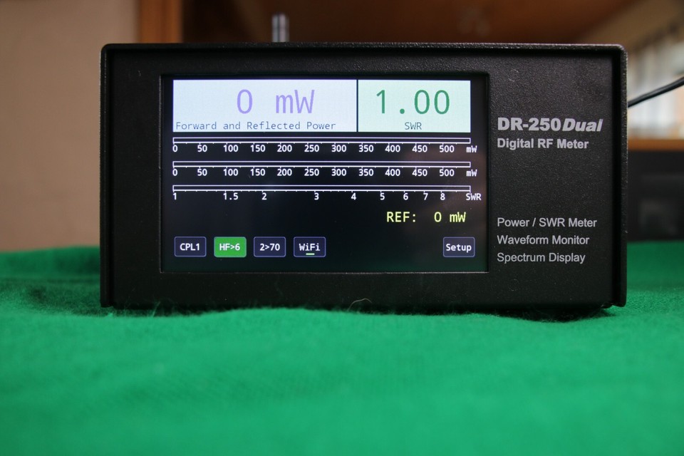 DIGITAL SWR/Power Meter DR-250Dual 2KW Power/SWR Meter 5" Touch screen ...