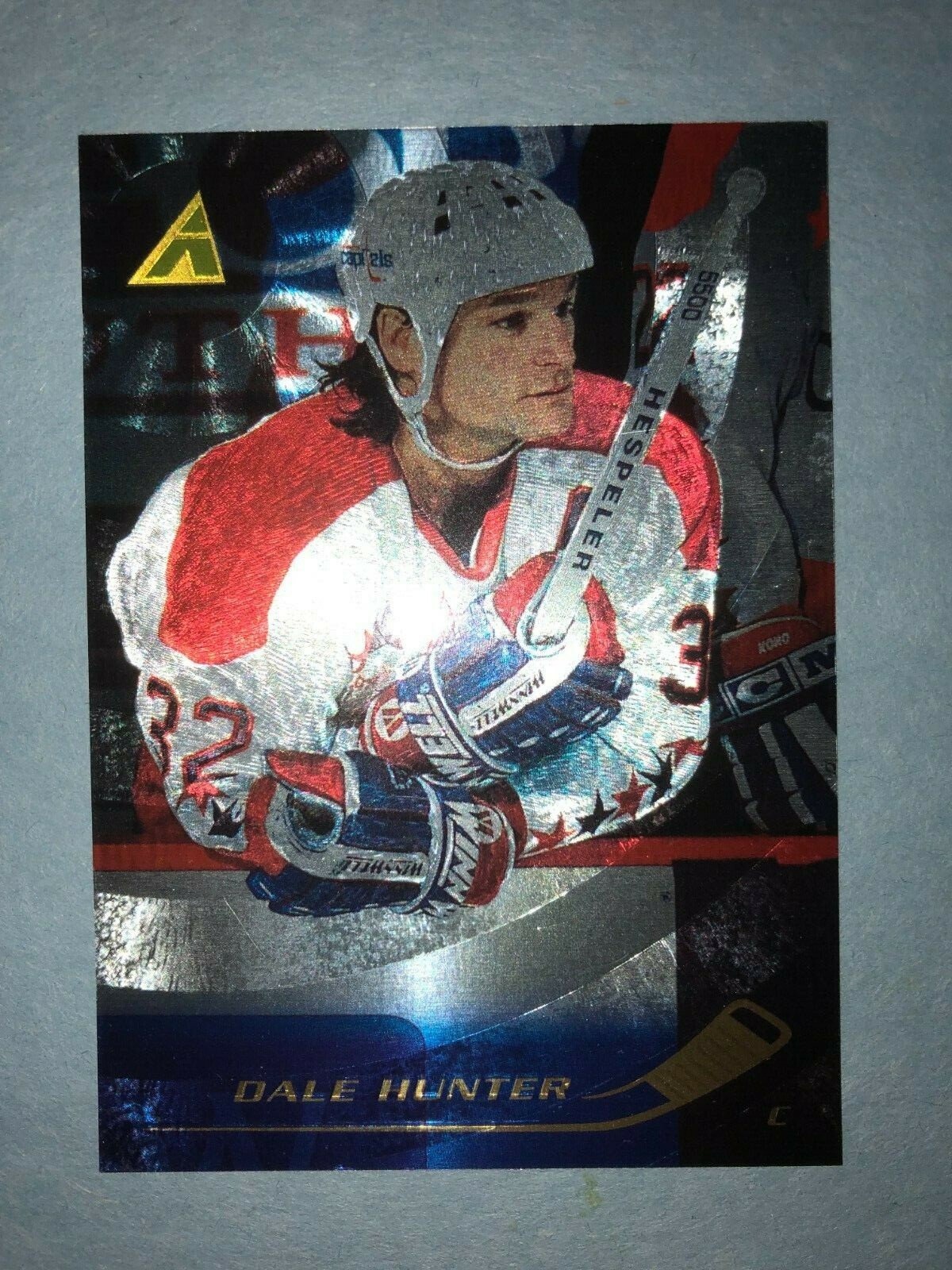 1995-96 PINNACLE RINK COLLECTION HOCKEY CARD DALE HUNTER #21 WASHINGTON ...