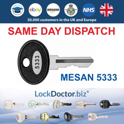 Mesan Steel Replacement Key (MESAN5333) For Utility Camlocks (Same Day ...