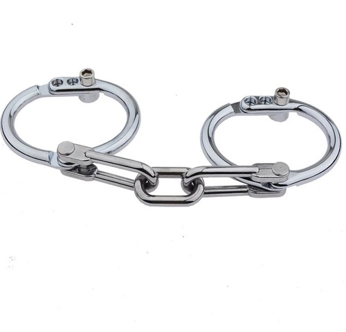 Unique 3-Position Locking Manacles Shackles Handcuffs Restraint Hex Key ...