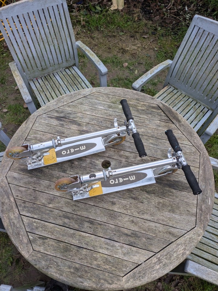 ORIGIN 2000'S MICRO SCOOTER MICRO SPRITE SCOOTER CLASSIC SILVER | eBay