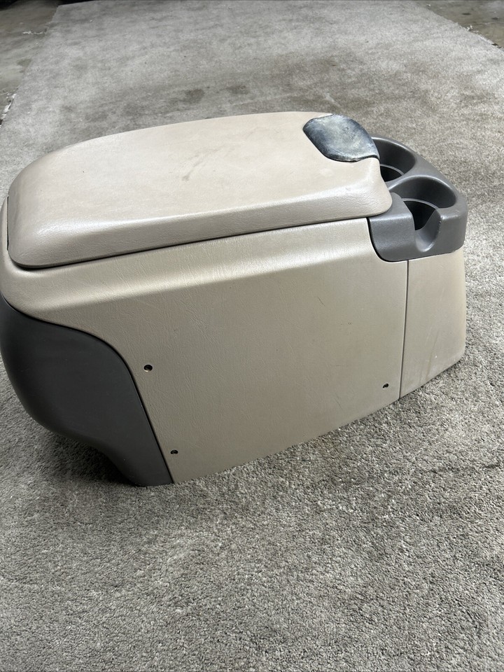 1999-2004 Ford Excursion Center Console Assembly Box OEM Tan | eBay