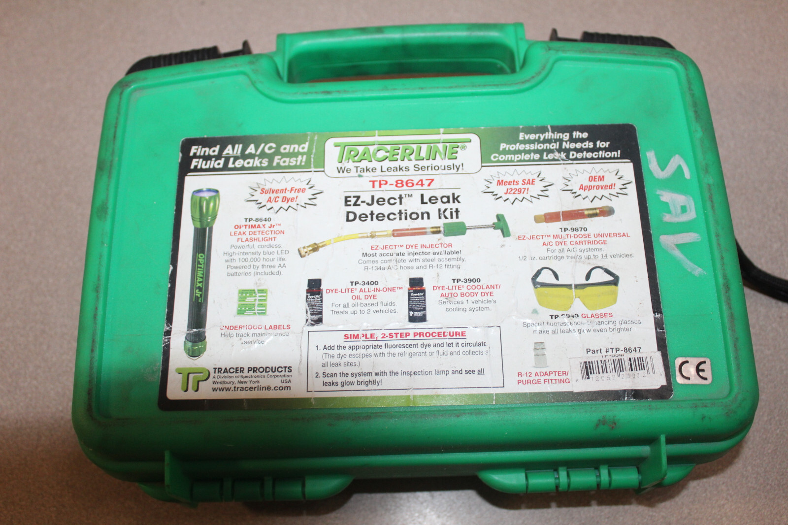 TRACERLINE TP-8647HD HEAVY DUTY EZ-JECT FREON LEAK DETECTION KIT | eBay
