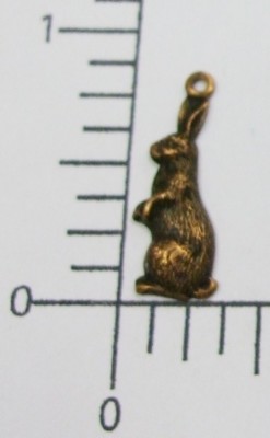 42025 4 Pc Copper Oxidized Sitting Rabbit Charm Jewelry Finding | eBay