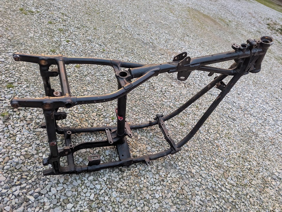1970 HARLEY DAVIDSON HYDRA GLIDE FLH FRAME W/MATCHING CASE | eBay