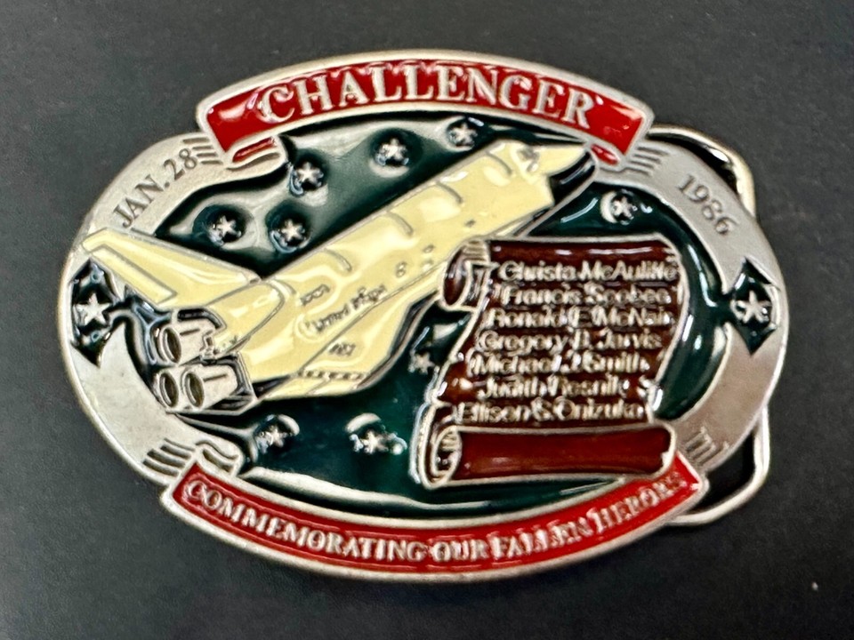 NASA Space Shuttle Challenger Our Fallen Hero January 28 1986 Belt ...