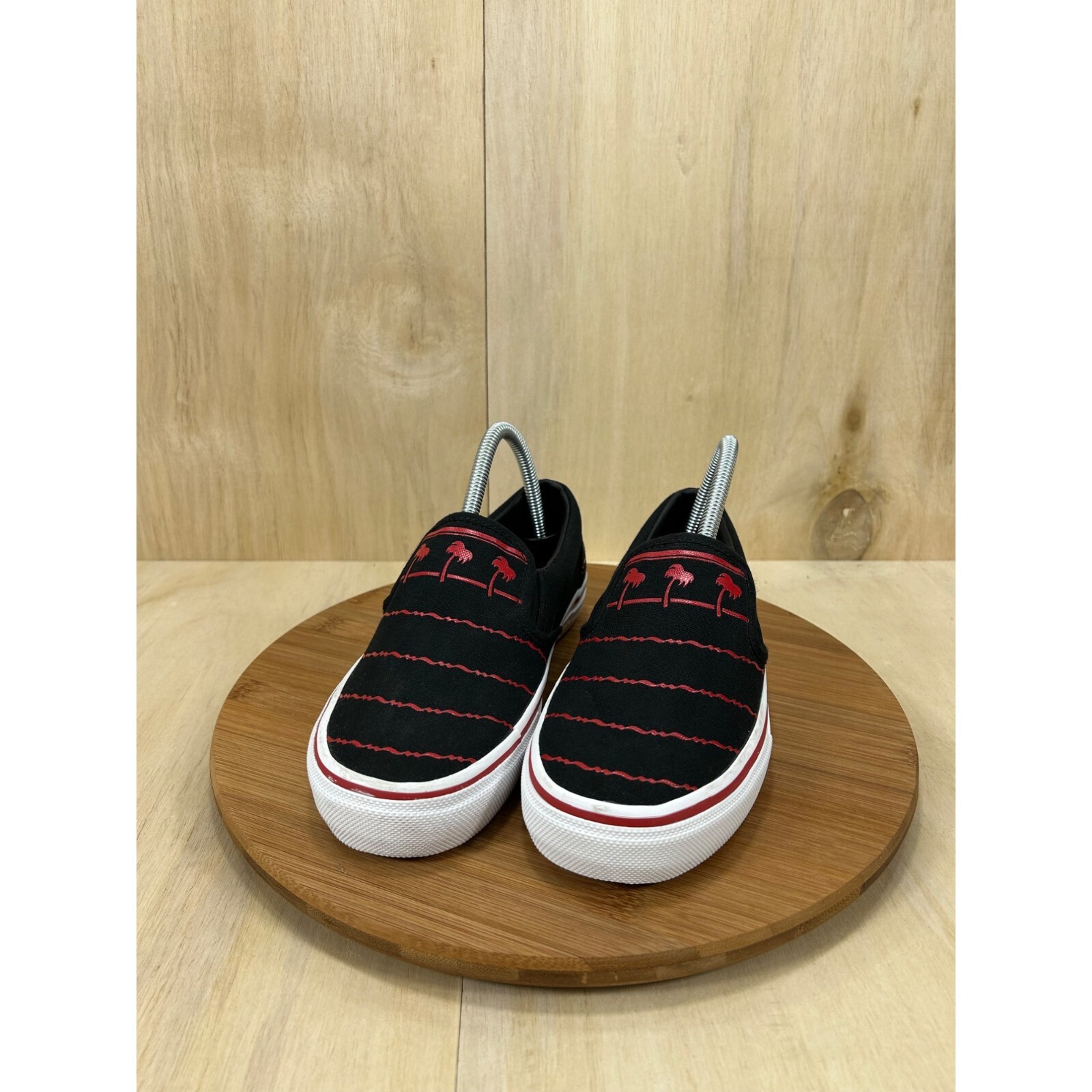 IN-N-Out Burger Drink Cup Black Red Slip On Shoes Wom… - Gem