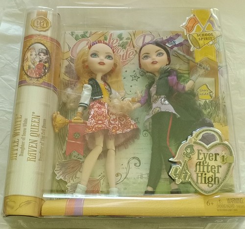 NEW 2014 Ever After High Apple White & Raven Queen School Spirit Doll ...