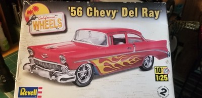 Revell 56 Chevy Del Ray 1/25 Model Kit Complete Started,engine ...