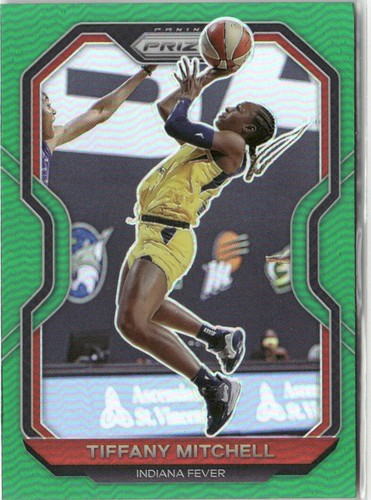 2021-22 Panini Prizm WNBA Prizms Green Tiffany Mitchell Indiana Fever ...