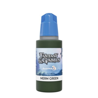 Scale75 Acrylic Paint - Fantasy & Games #Merm Green (17ml, Satin Finish ...