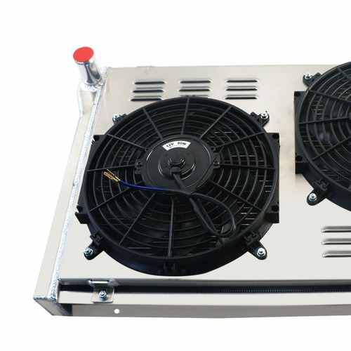 3 Row Aluminum Radiator shroud fan For 1977-1982 Chevy Corvette 350CU 5 ...