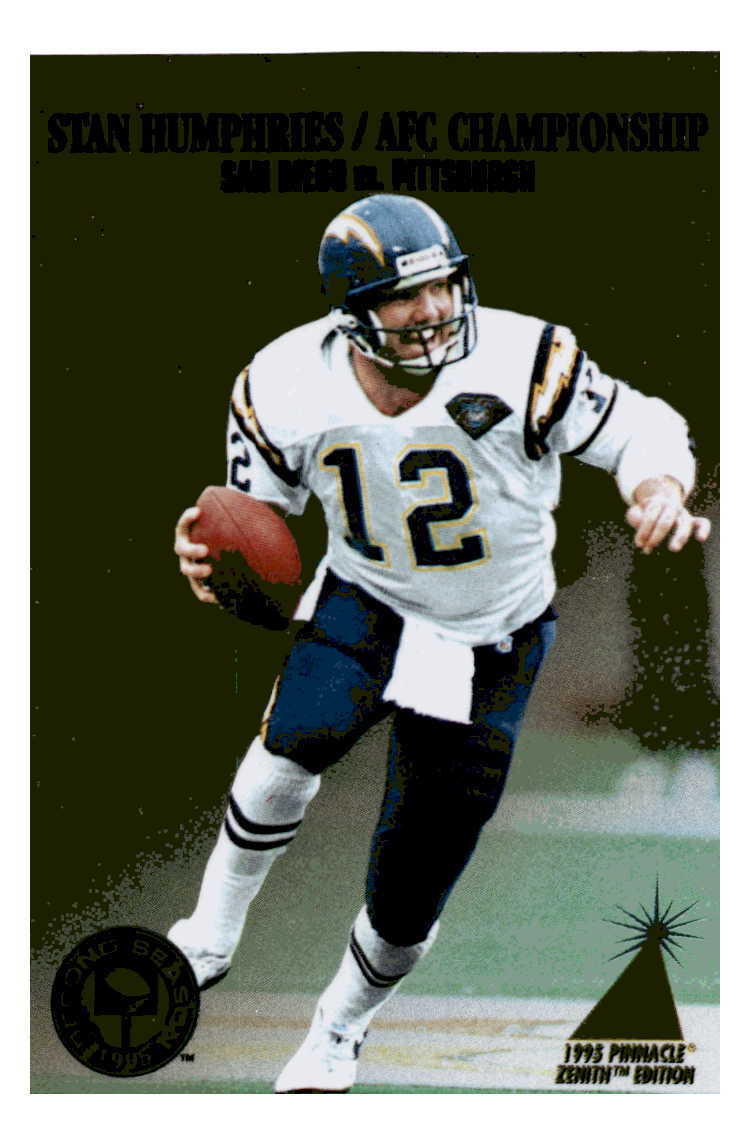 1995 Zenith Second Season Stan Humphries SS14 | eBay