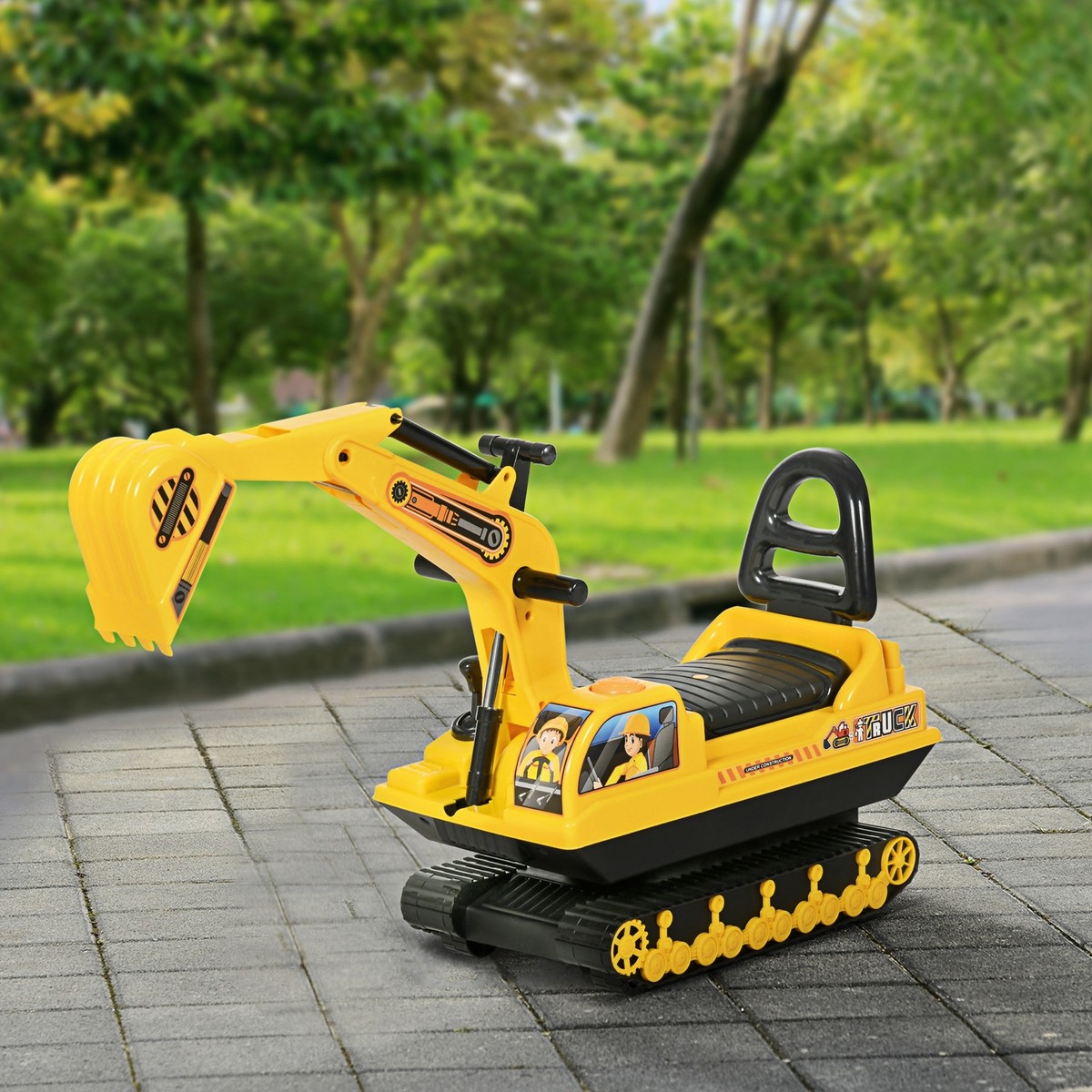 Ride On Excavator Toy Tractors Digger Walker Construction Ride On Excavator Toy Tractors Digger Walker Construction