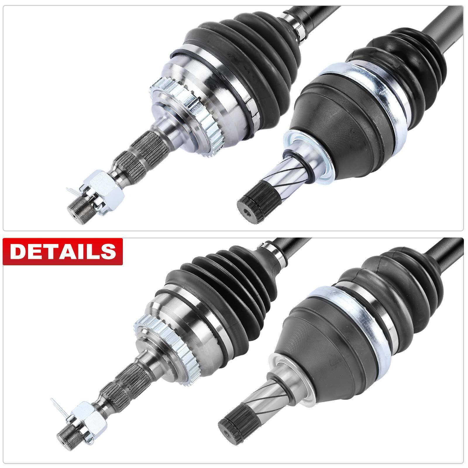 2x Drive Shafts Front for Opel Vauxhall Astra IV G Zafira A 1.6 1.7 1.8 ...