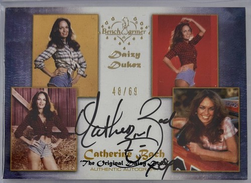 #48/69 CATHERINE BACH as DAISY DUKE autograph 2012 BENCH WARMER DAISY ...