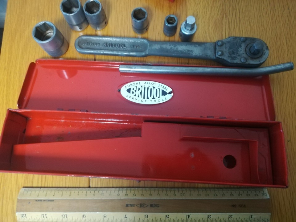 Britool Hex Drive Socket Set. D/Hex Sockets. A/F Sizes. in Case ...