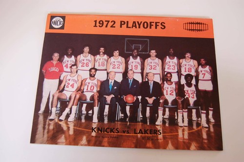 1972 1973 NBA Finals Program LA Lakers New York Knicks - munimoro.gob.pe