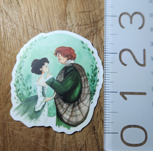 OUTLANDER Sticker Jaime Fraser Sam Heughan Claire Fraser Caitriona ...
