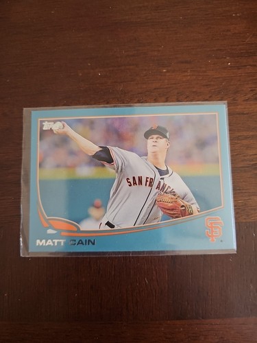2013 Topps Blue Matt Cain #587 San Francisco Giants | eBay