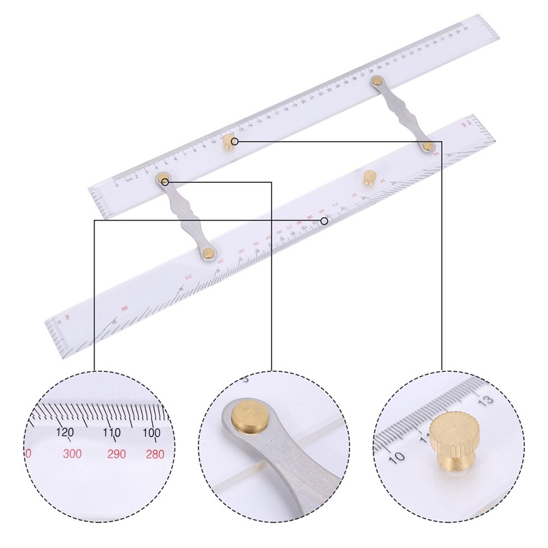 Marine Ruler Parallel Ruler Nautical Charts Parallel Ruler Mapping ...