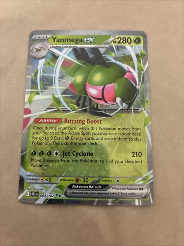 2025 Pokémon TCG Destined Rivals Yanmega Ex 003/182 Ultra Rare DRI ...