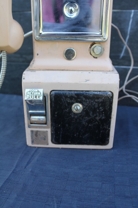 Antique Rotary Dial Payphone Phone Telephone Coin Operated Public Pay ...