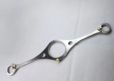 Heavy Male Female Metal Straight Cangue Neck Ring Handcuff Manacle ...