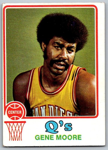 1973-74 Topps #223 Gene Moore San Diego Conquistadors | eBay