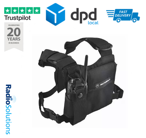 Genuine Motorola HLN6602A Universal Nylon Chest Pack Case for Two Way ...