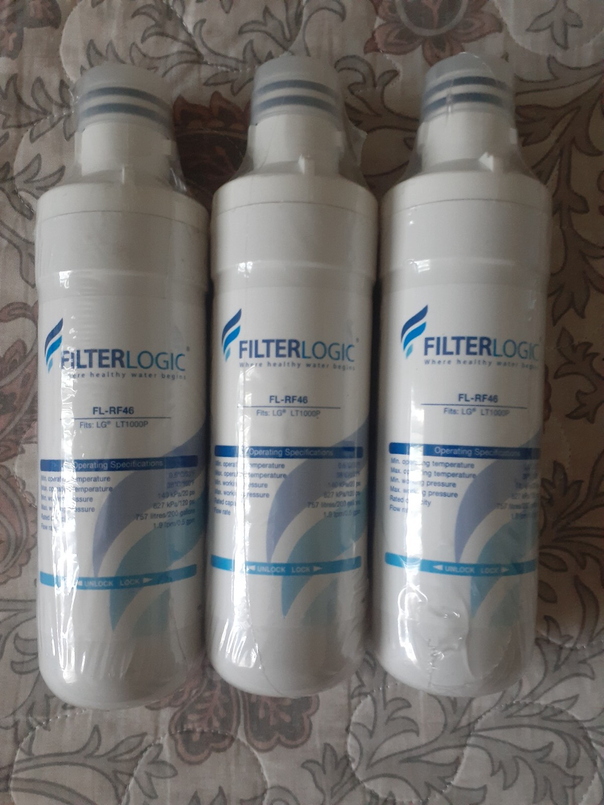 filterlogic Fl-RF46 fits LG LT1000P Lot of 3 | eBay