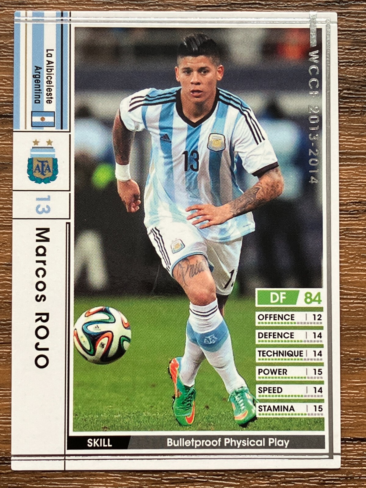 Marcos Rojo Fifa 15 Card
