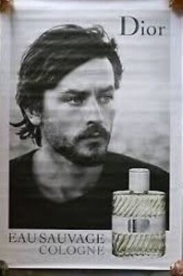 Affiche Publicitaire Parfum " Eau Sauvage Cologne" (Alain Delon) 120 ...