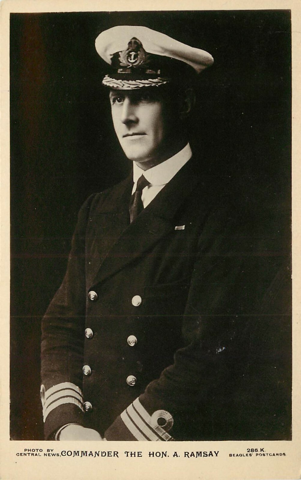 Beagles Postcard RPPC 286K Commander the Hon. A. Ramsay, Royal Navy ...