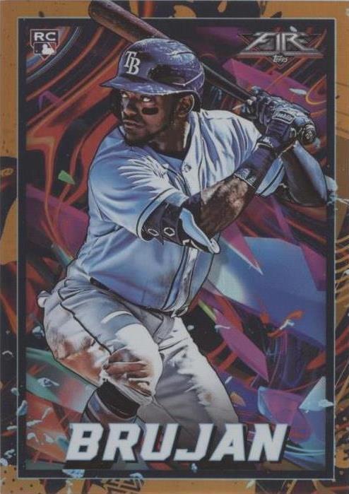 2022 Topps Fire - Vidal Brujan #161 Orange /299 (RC) for sale online | eBay