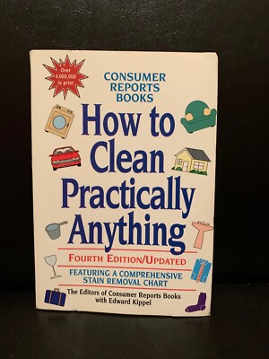 How To Clean Practically Anything By Edward Kippel 1996 PB | eBay